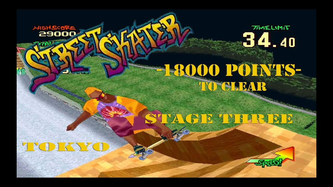 [PS1] Street Skater/ Street Sk8er - Street Tour Mode [Stage 3 Tokyo ...