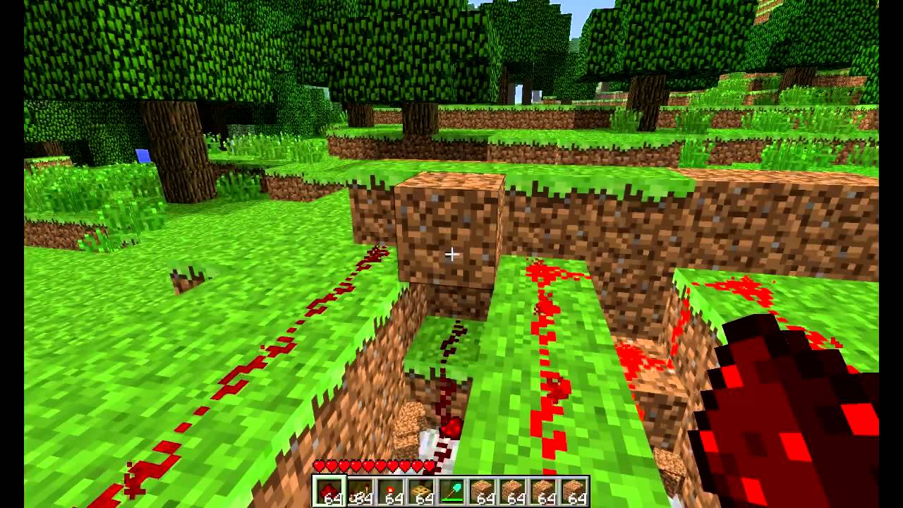 Minecraft tutorial FR - Ouverture de trappes avec un délai - YouTube