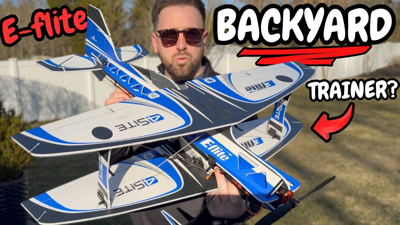 E-flite 4-Site 3D Flat Foamy RC Airplane - 3D Trainer for SMALL areas ...