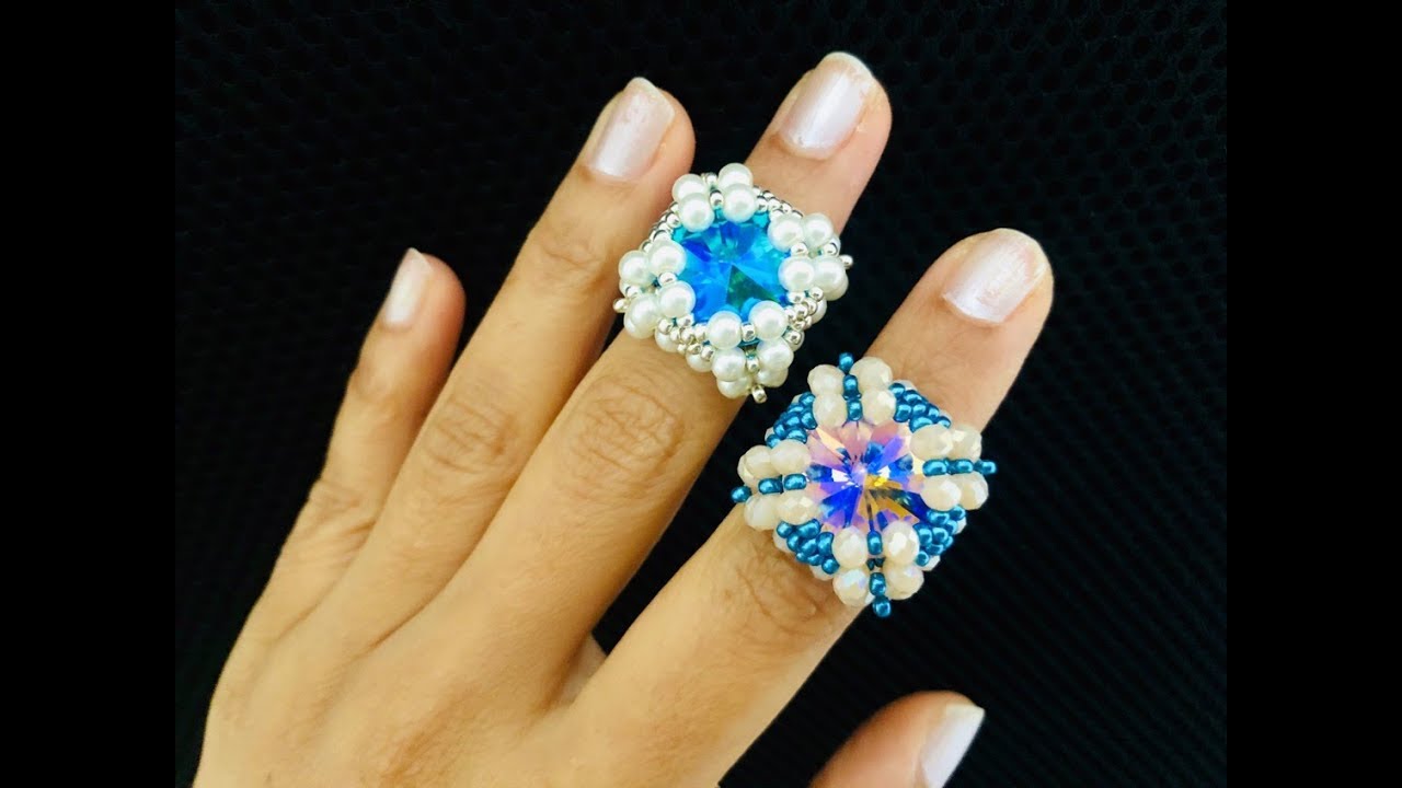 Rivoli Ring || Easy way to Bezel a 14mm Rivoli - YouTube