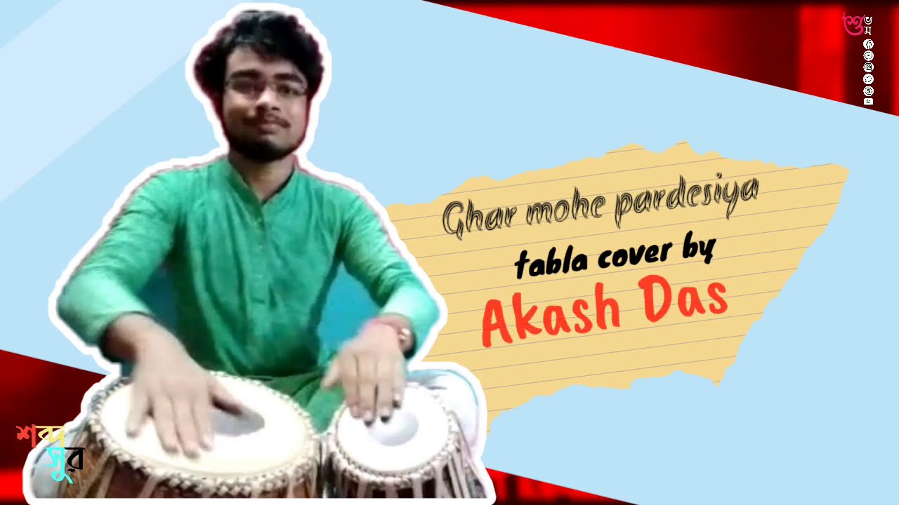 Ghar more pardesiya | Kalank Movie | Varun | Alia | Shreya Ghosal | Tabla cover by Akash Das ...