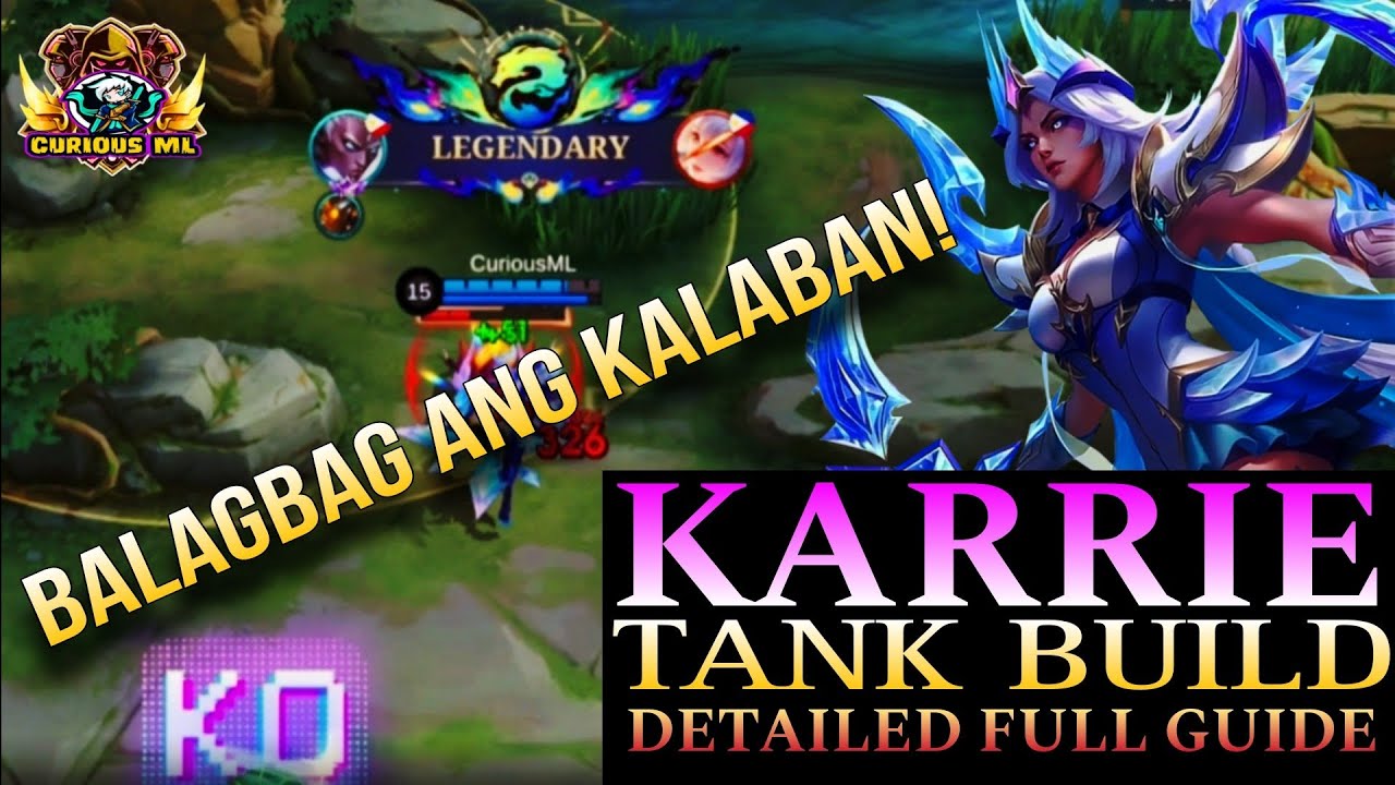 Best Build for Karrie | Detalyadong Gabay for Tank Build Karrie ...