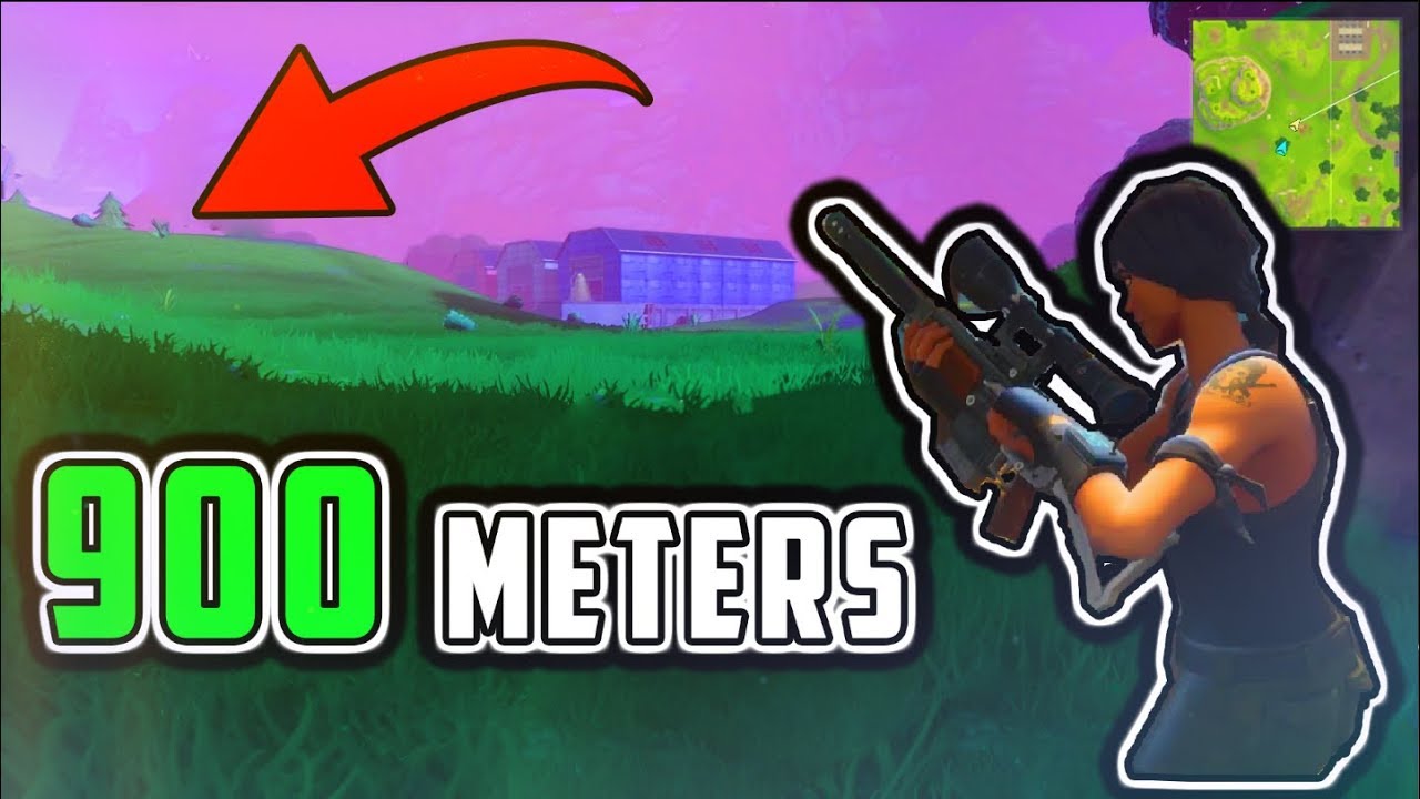 INSANE Fortnite Long-Shot! (headshot) / ( New Minigun Update ...