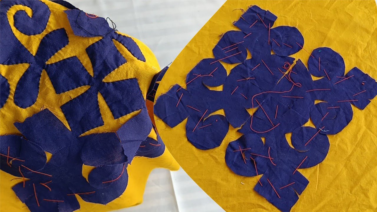 How to make Kacha Tanka Embroidery | How to make Running Stitch / Kacha ...