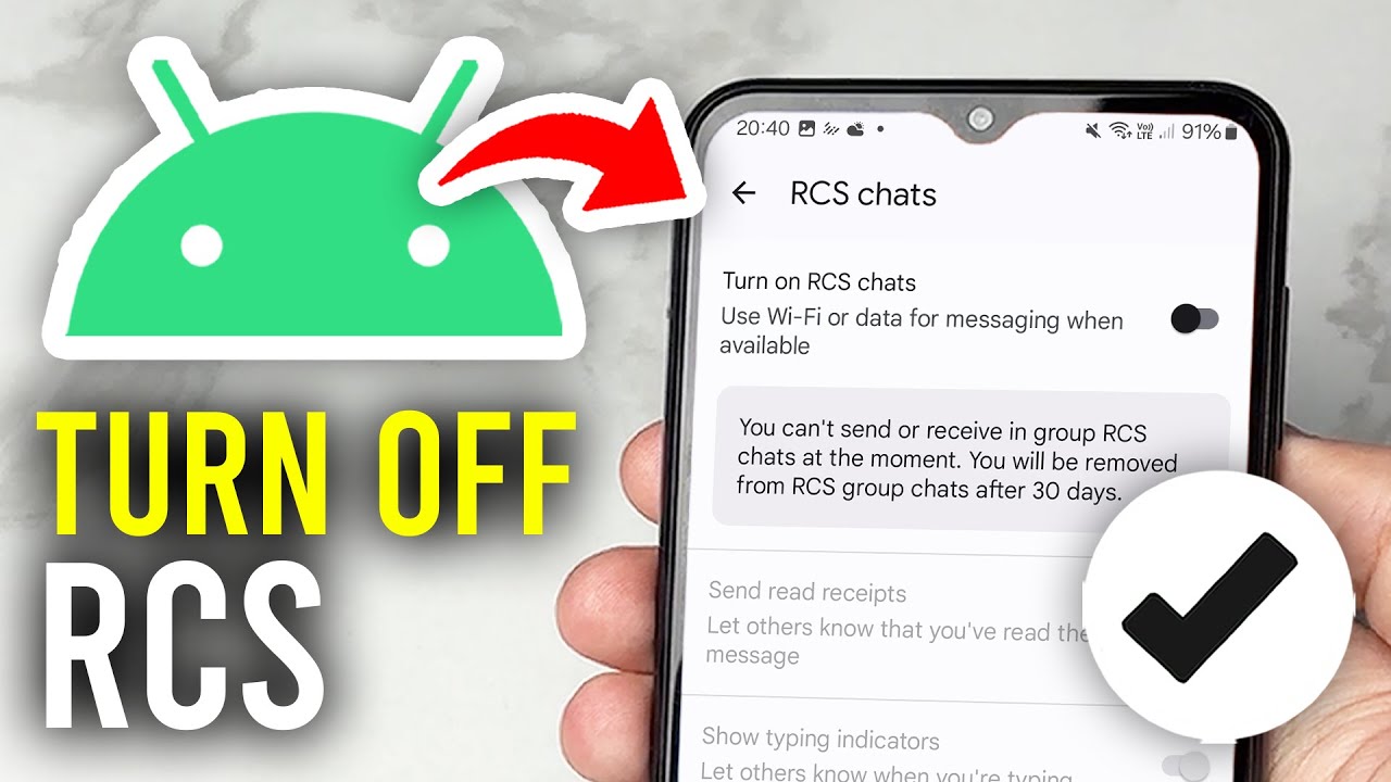 How To Disable RCS Messaging On Android - Full Guide - YouTube