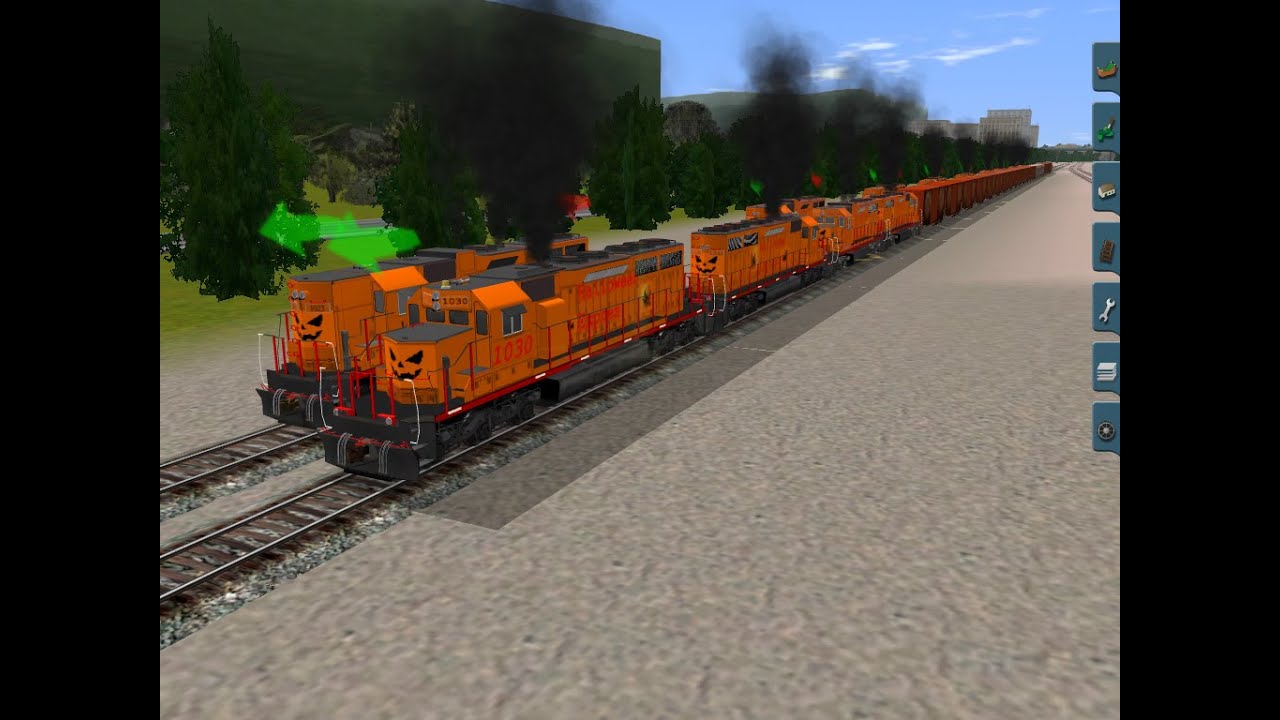 I Made MVR Budd Coaches And Halloween Express In Trainz - YouTube