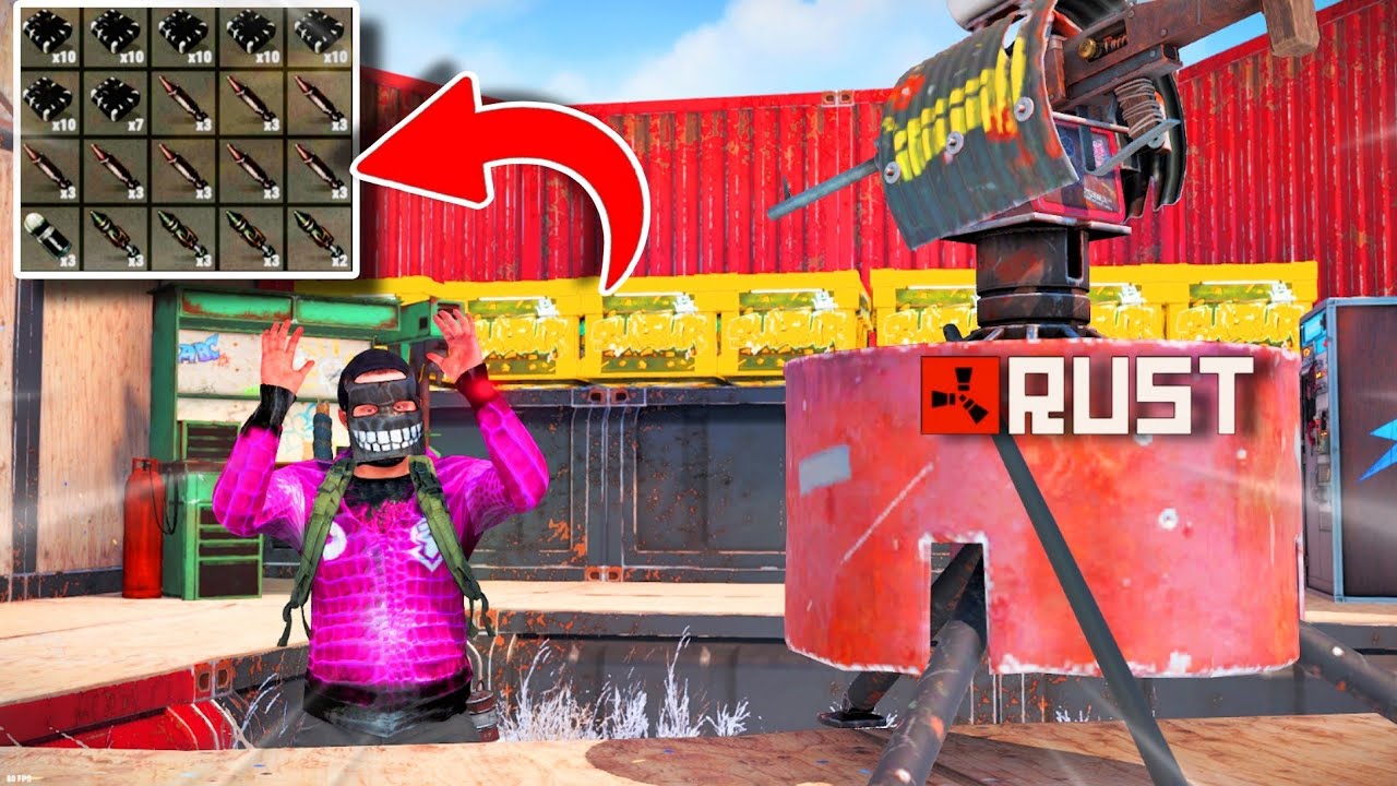 راست سلسلة ريد قلاع الناس || Rust raid - YouTube