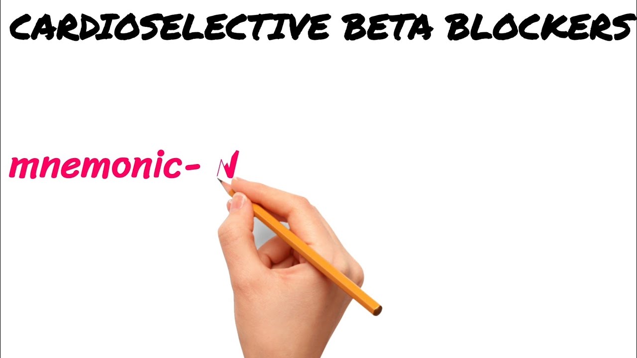 CARDIOSELECTIVE BETA BLOCKERS MNEMONIC, mnemonic for beta blockers ...