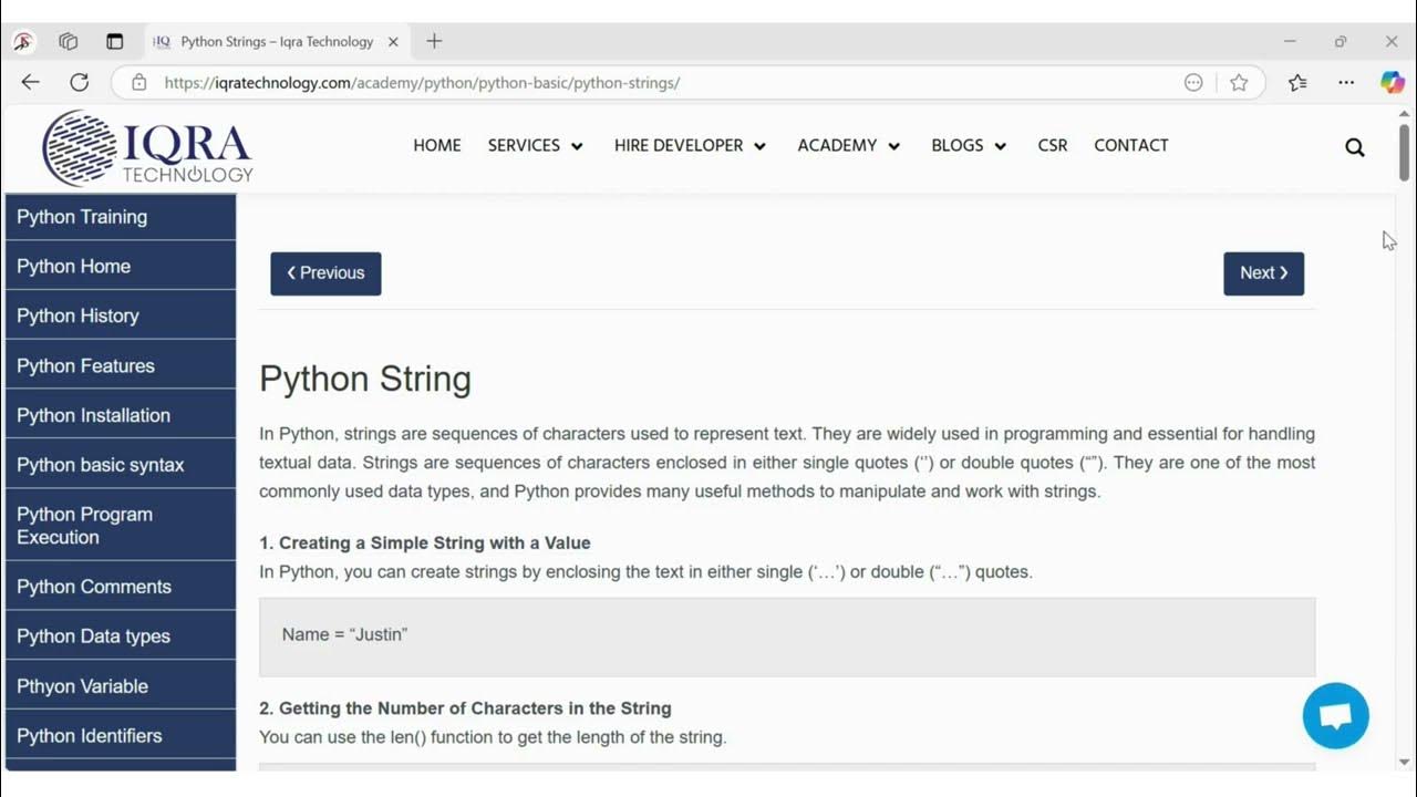 Python String in Hindi (Session 12) - YouTube