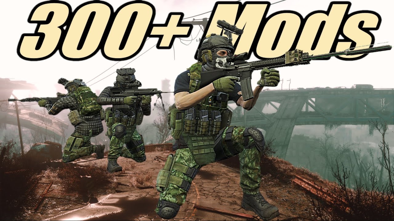 Fallout 4 M16 Mod Tactical Realism Gameplay - YouTube