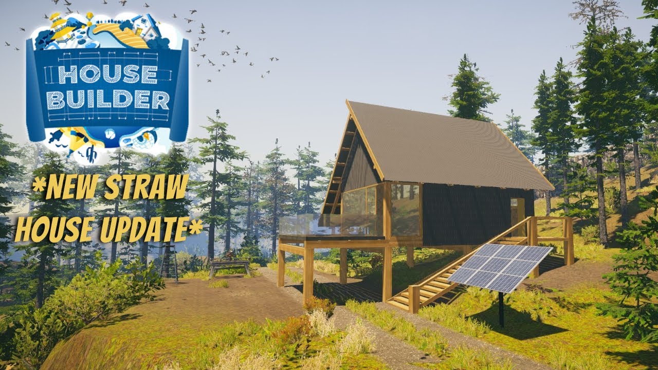 House Builder| EP43| The Straw House update! - YouTube