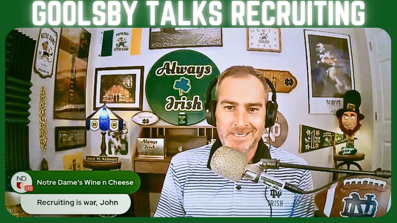 Goolsby Calls In To Talk Notre Dame Recruiting & BG Plans - YouTube