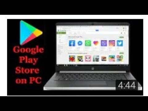 how to open google play store on your pc and download apps - YouTube