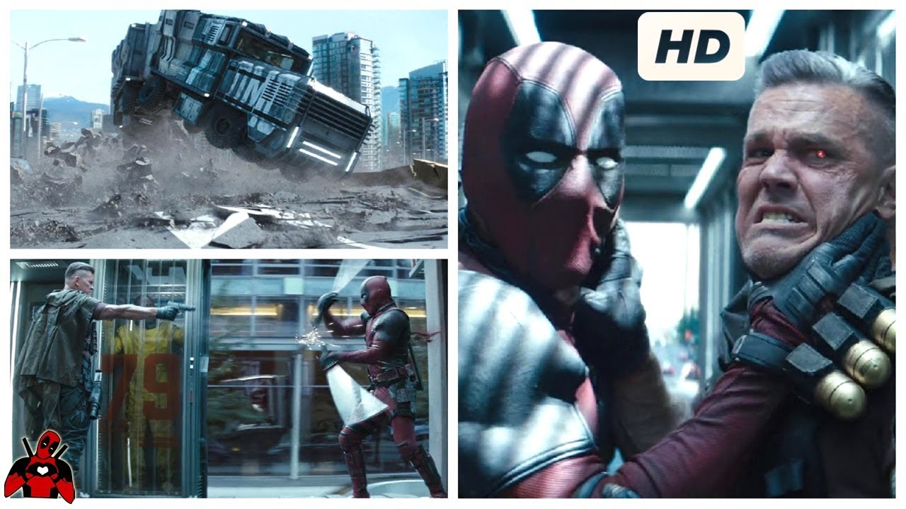 Deadpool vs Cable Bus Fight scenes-- Deadpool 2 (2018) Clip Full HD ...