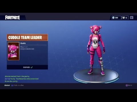 CUDDLE TEAM LEADER OUTFIT FOR VALENTINES DAY-Fortnite - YouTube