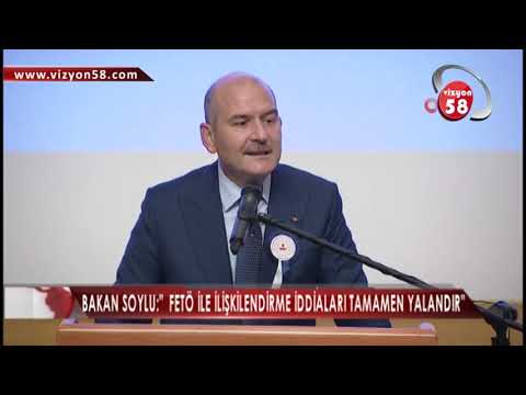 BAKAN SOYLU:\