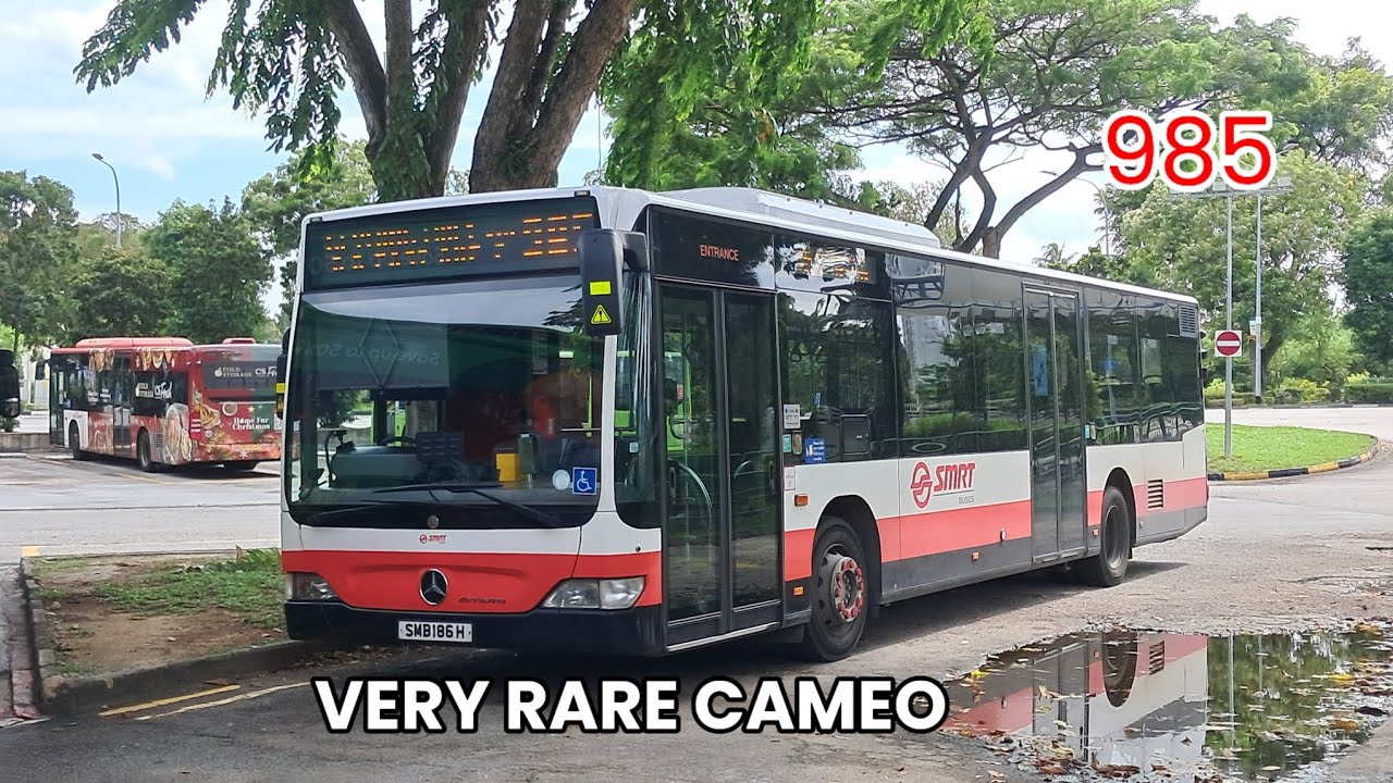 [SMRT] Mercedes Benz Citaro SMRT Batch on Service 985 SMB186H - YouTube