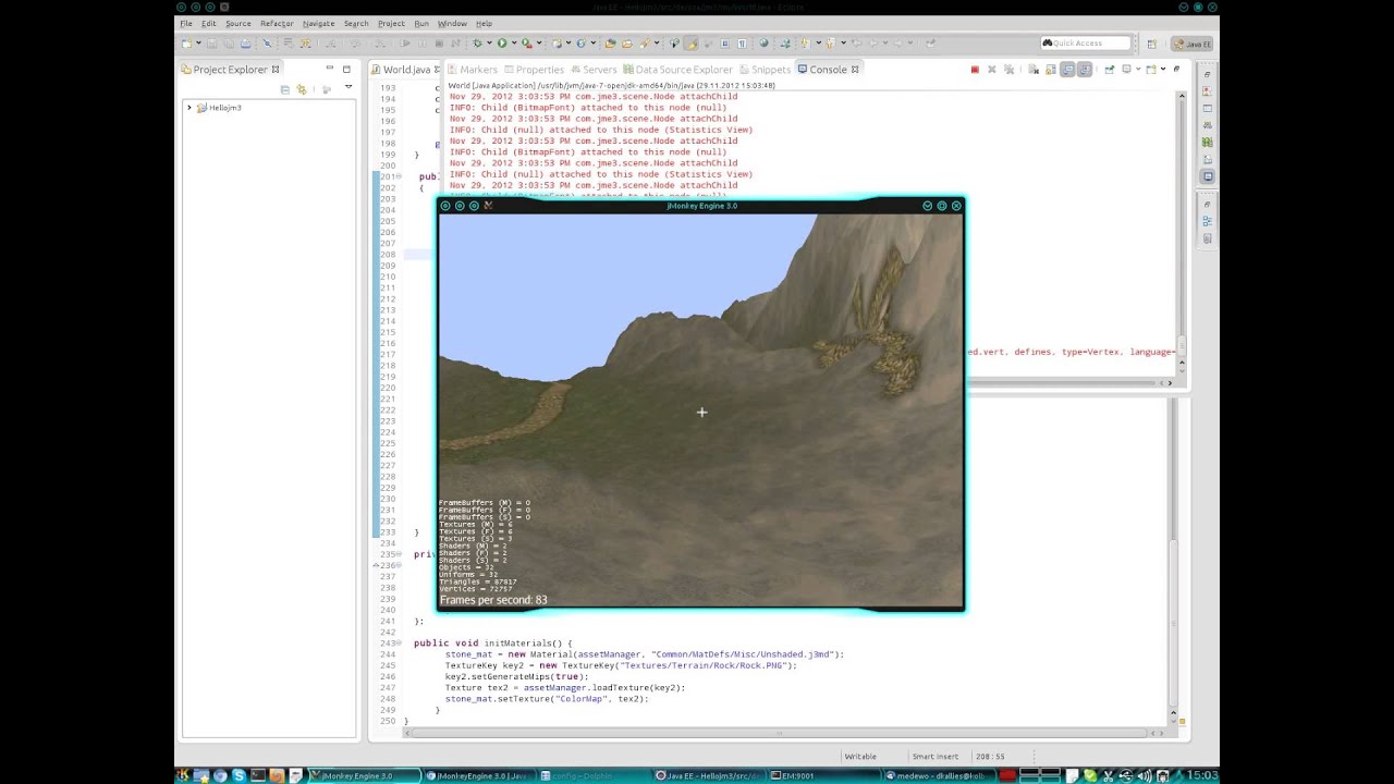 Java and the new Jmonkey SDK: Throw a Fireball - YouTube