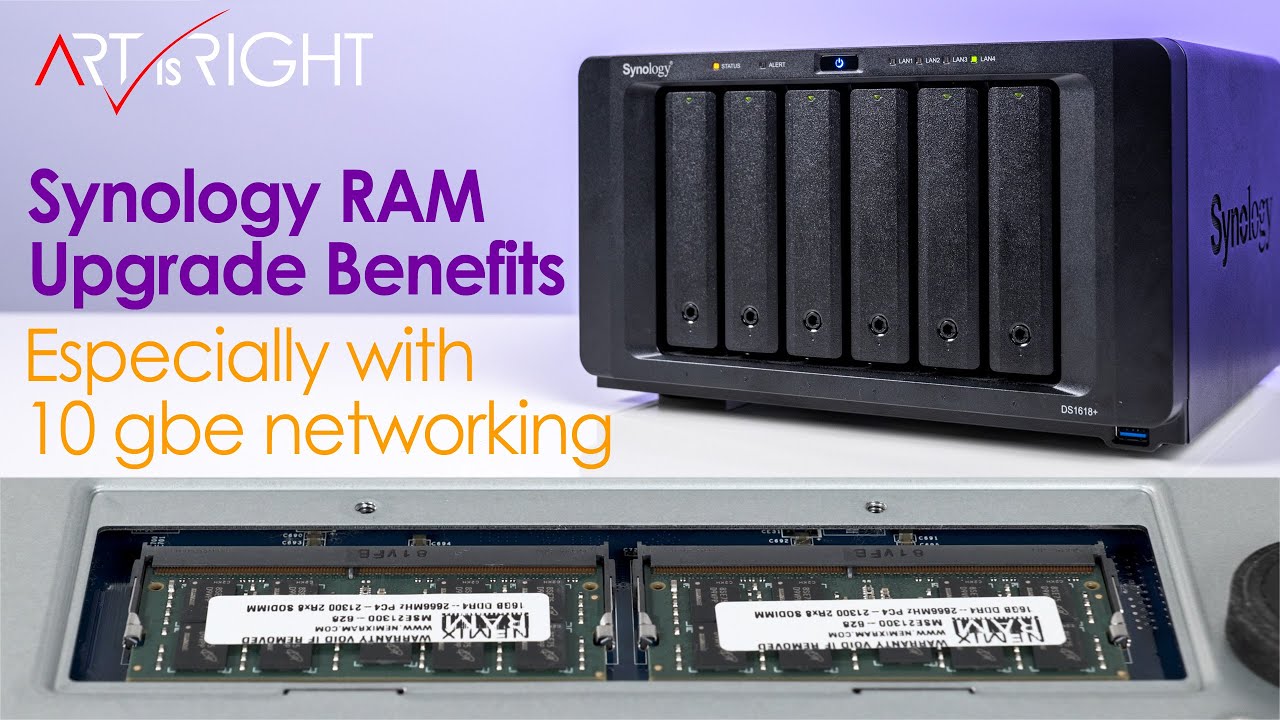 Synology RAM Upgrade Benefits for Creative Pro/Pro Photo, Especially if ...