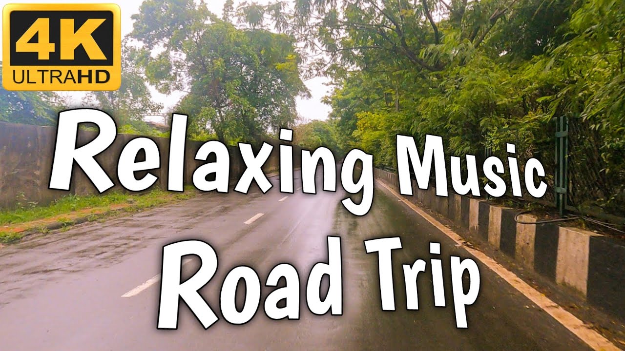 Relaxing music road trip | relaxing the mind sounds | City tour with ...