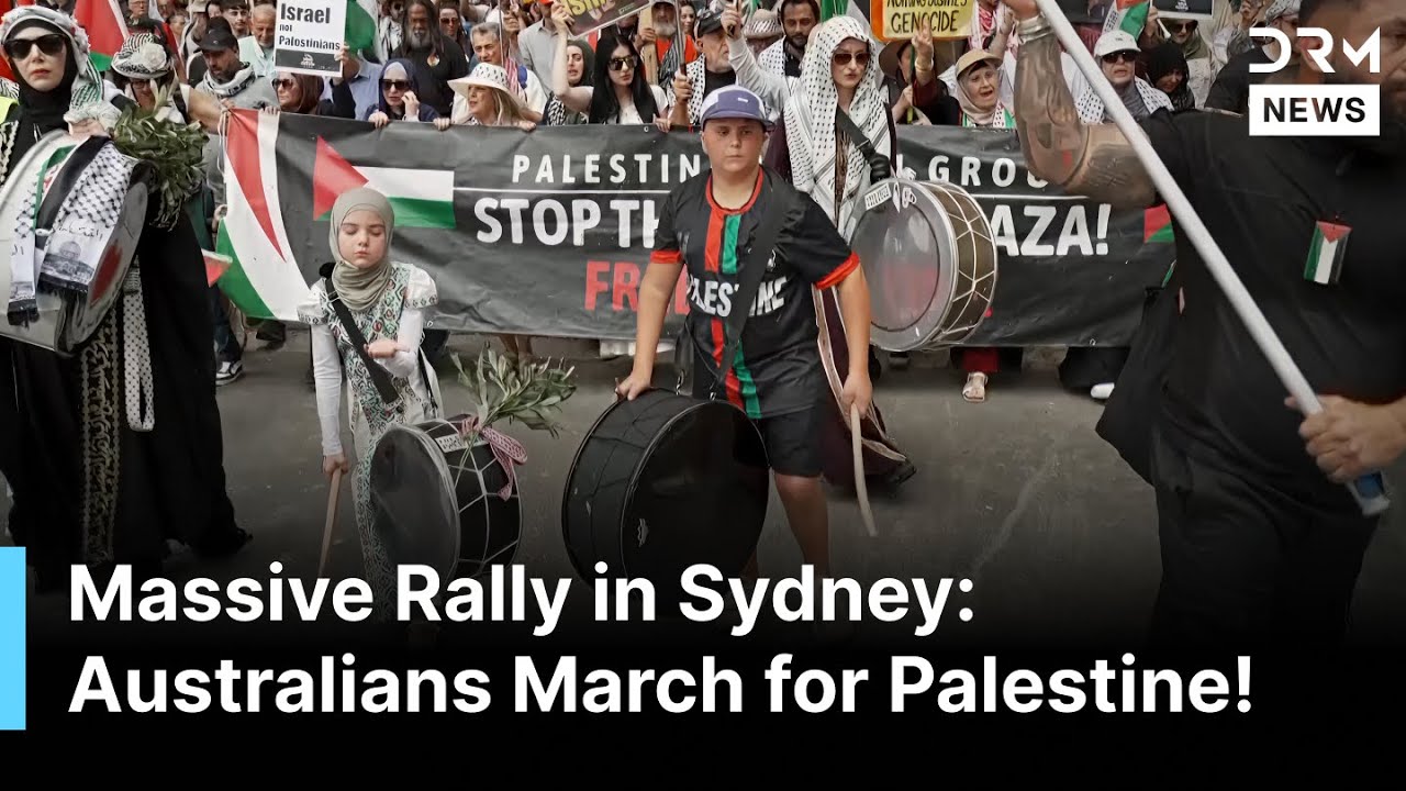 BREAKING: Tens of Thousands Join Pro-Palestinian Rally in Sydney ...