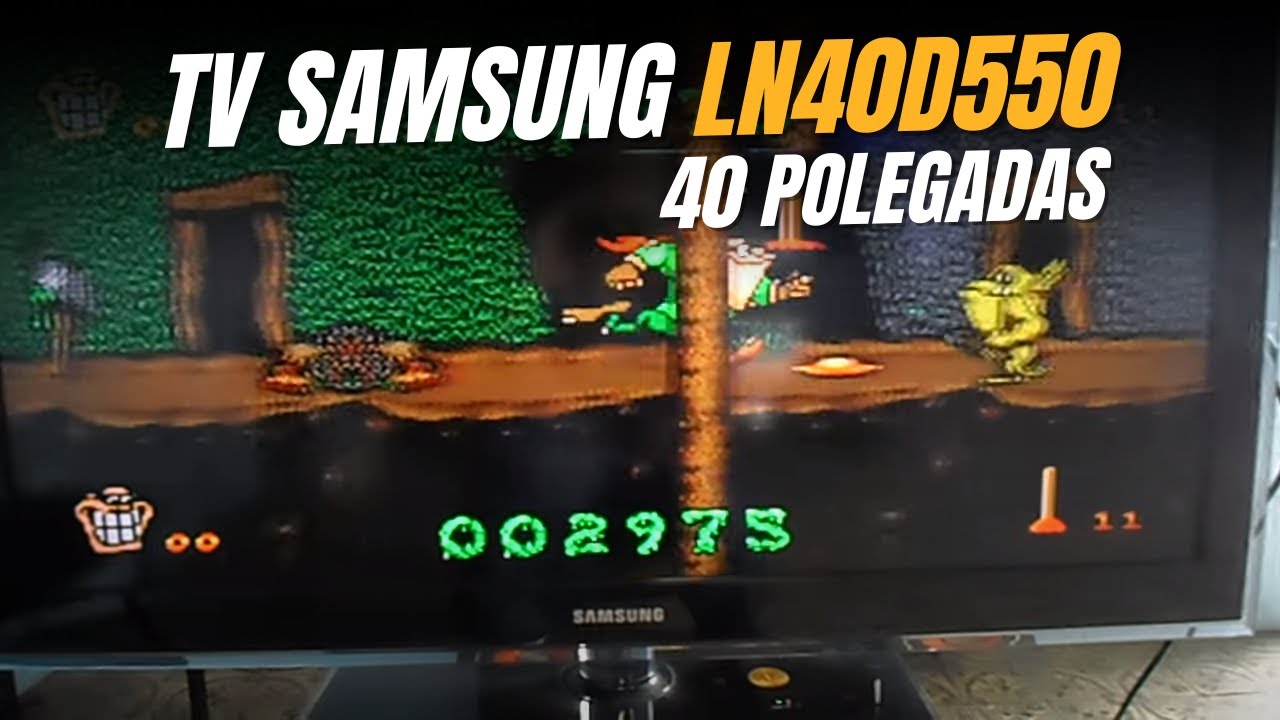TV SAMSUNG LN40D550 40 POLEGADAS - YouTube