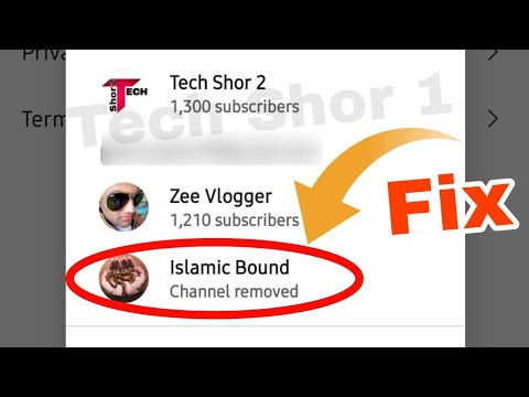 YouTube Channel Removed Showing On YouTube App Why - YouTube