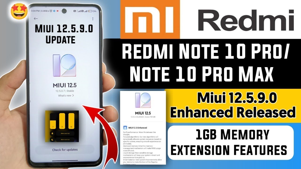 Finally🤩 Redmi Note 10 Pro/Pro Max Miui 12.5 Enhanced Update Released ...