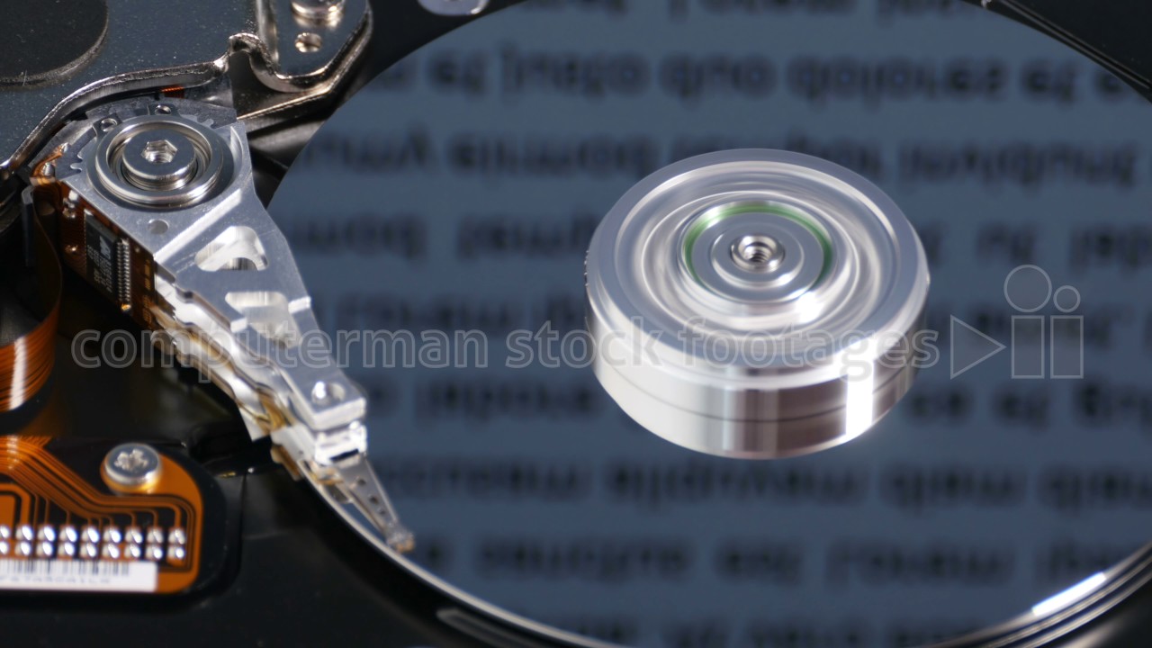 Process inside hard disk drive - YouTube