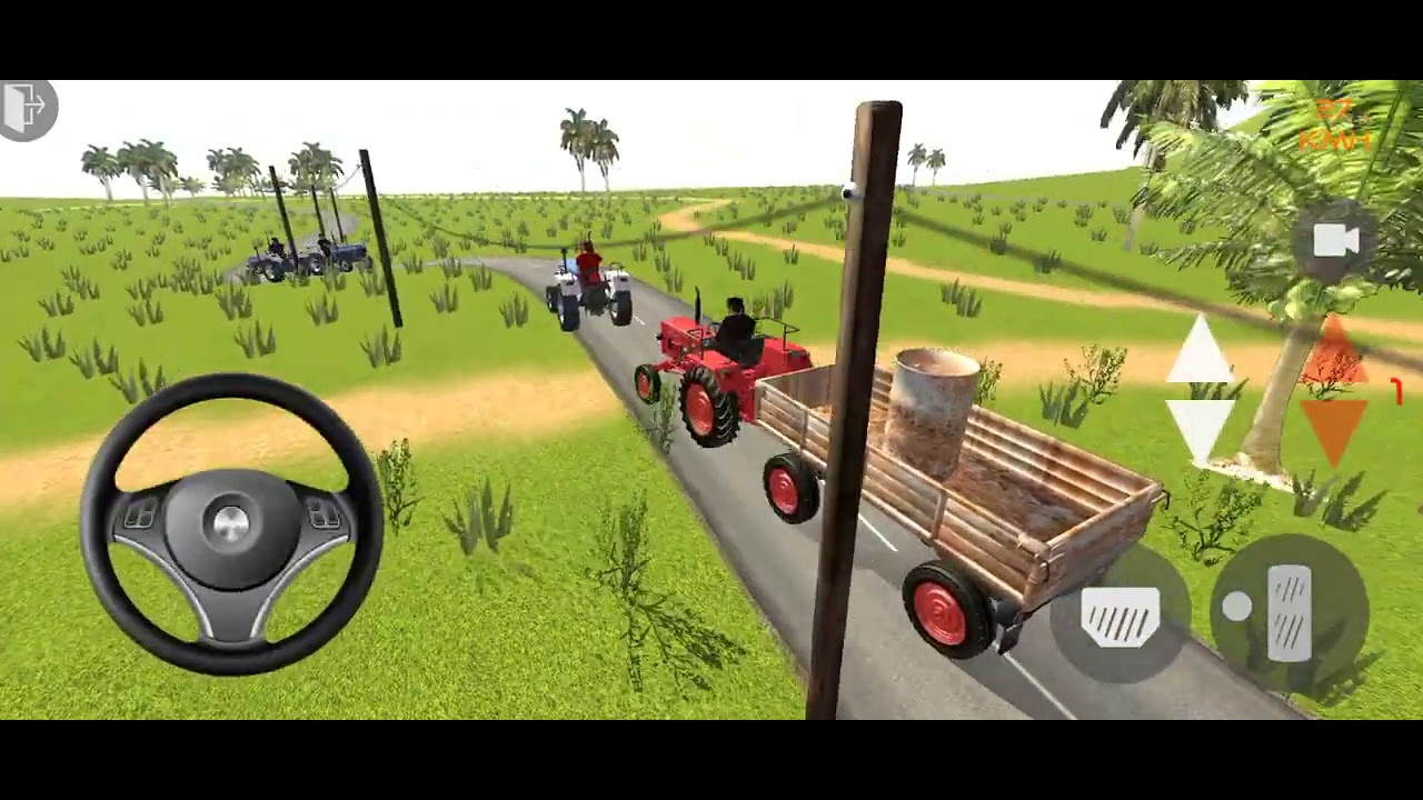 tractor trolly game power of the most beautiful game - YouTube