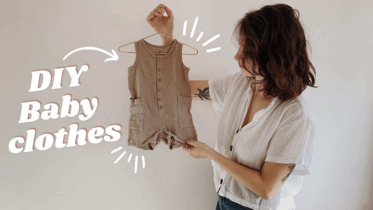I made Baby clothes | Sew a Boho Jumpsuit with me | With PDF Sewing ...