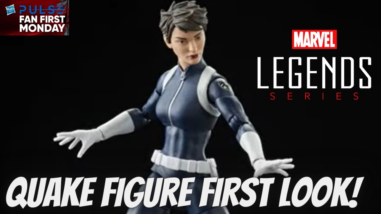 Marvel Legends Quake Figure First Look!! Hasbro Pulse Fan First Monday ...