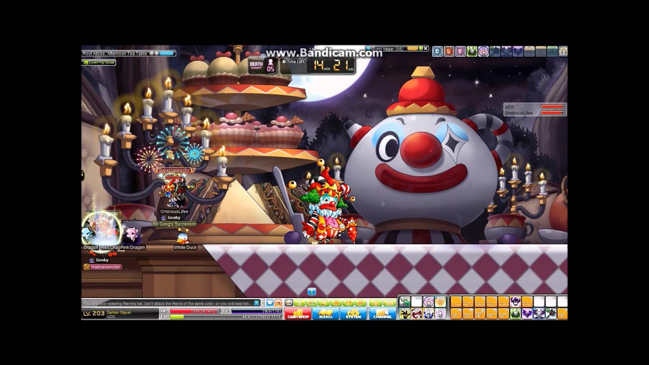 Maplestory Update and Lv. 203 Demon Slayer Root Abyss - YouTube