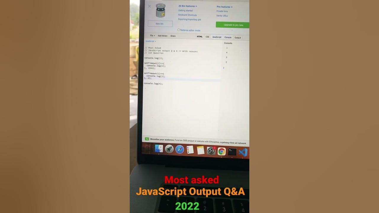 Q 1 Most Asked Javascript Output Questions Javascript Reactnative Asked Cse Frontend