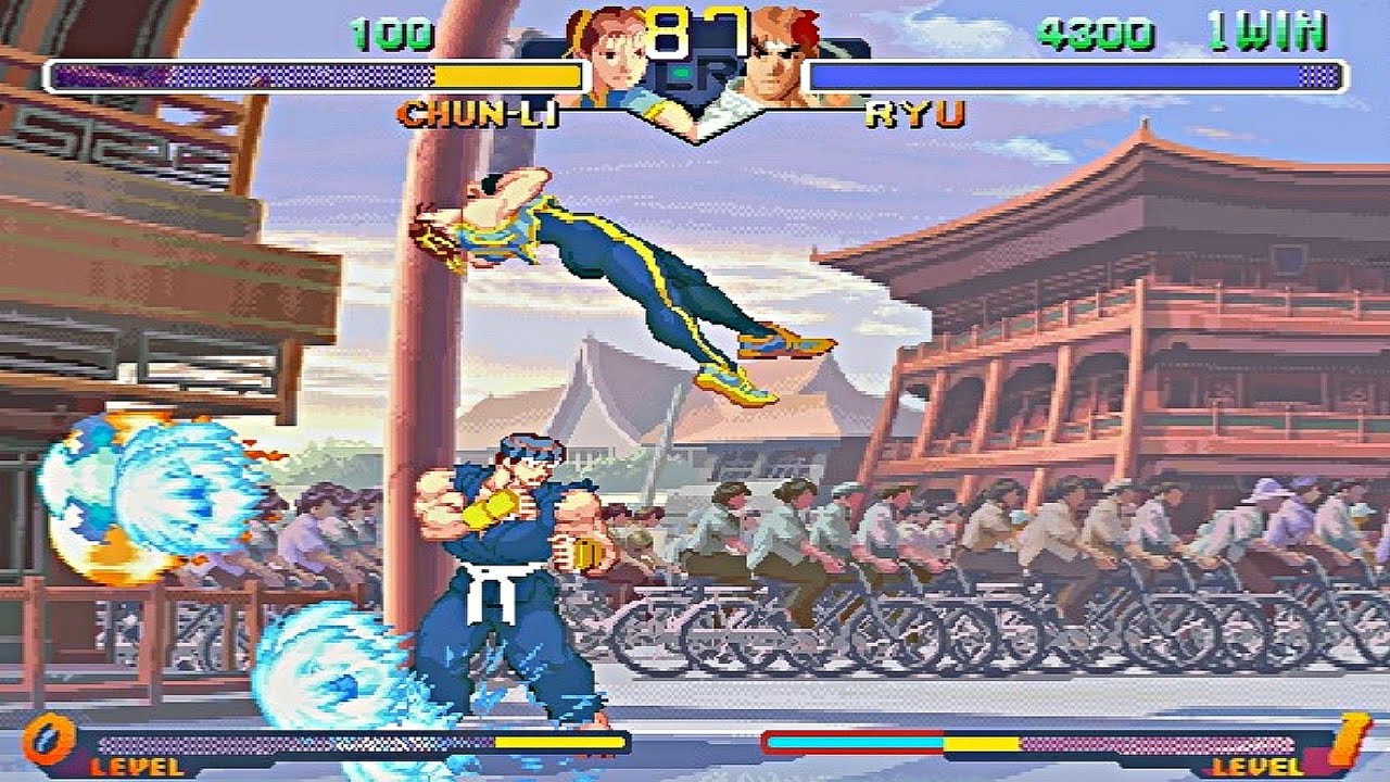 Street Fighter Zero 2 Alpha - Dragon Level - master p vs NenoMature - YouTube