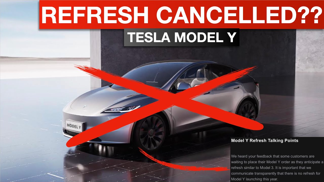 BREAKING: Tesla Model Y Refresh Cancelled?? Will NOT Be Coming In 2024 ...