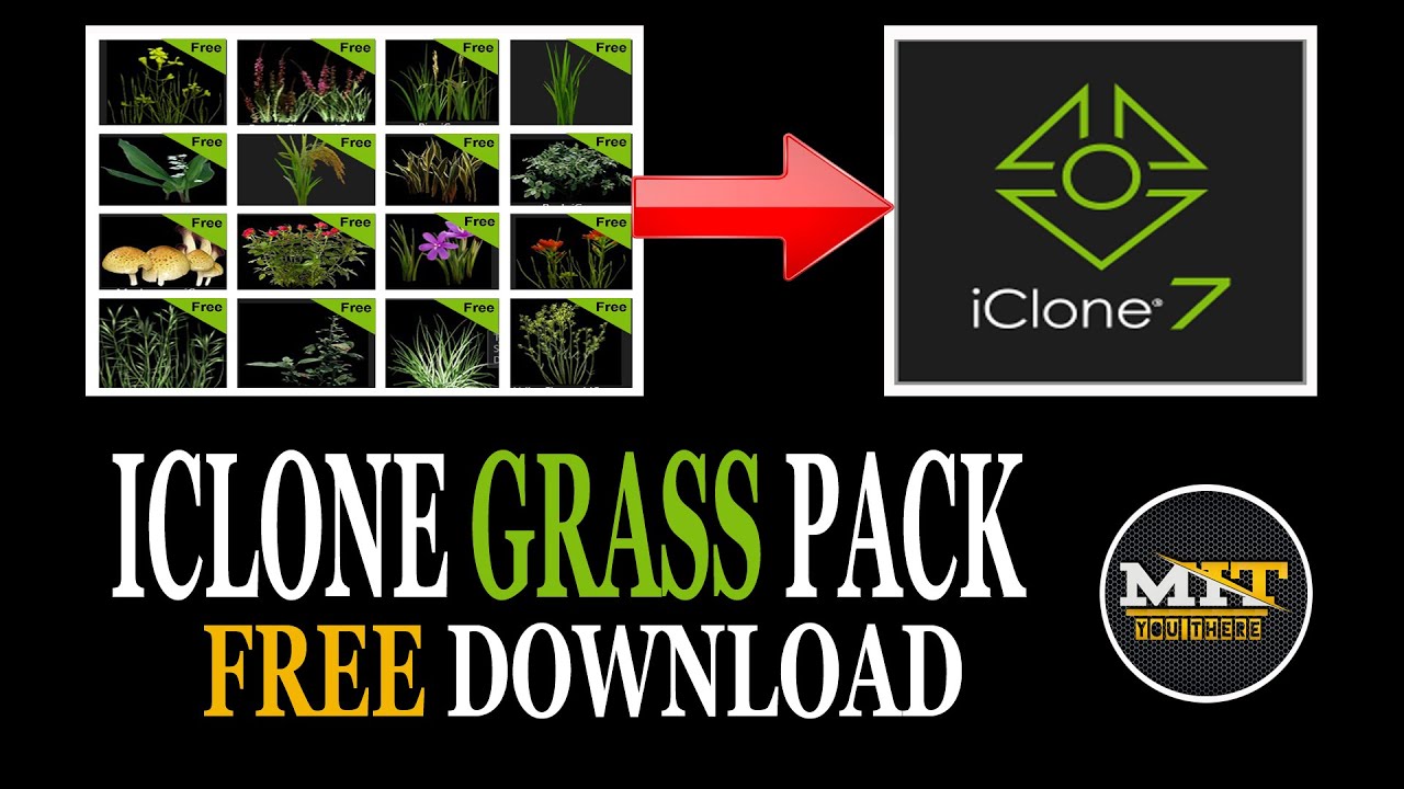 How To Download Free Iclone Grass Resource Pack || Grass Pack For ...
