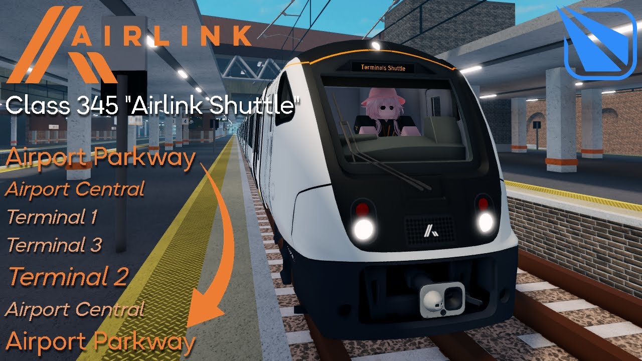 Roblox SCR: Airlink Shuttle - Class 345 Aventra EMU - YouTube