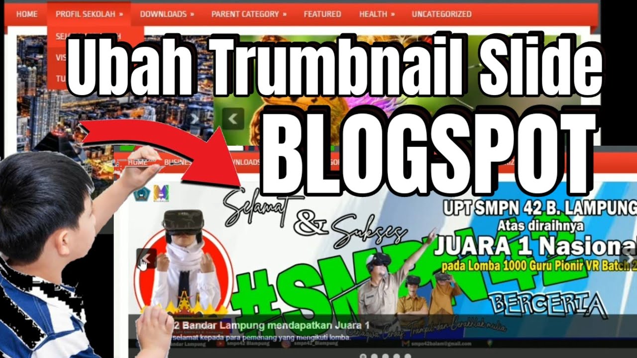 Cara membuat tampilan Blog lebih menarik seperti Website Profesional ...