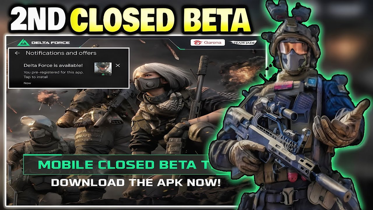 Delta Force Mobile 2nd Close Beta Is Here! Garena Version How To ...
