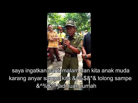 Hansip Sukra Wetan Pidato Lagi Guys! WA BRONTOK