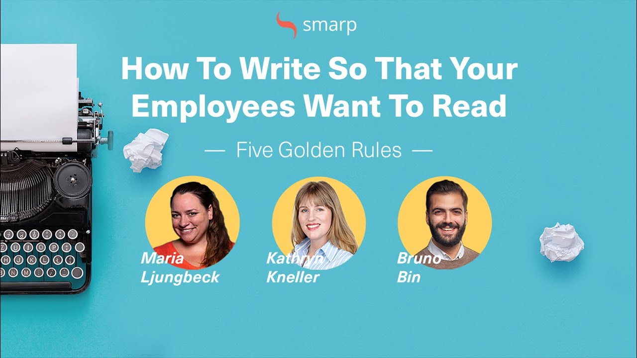 How To Write So That Your Employees Want To Read: 5 Golden Rules - YouTube