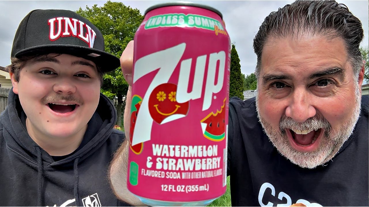7UP Endless Summer FULL SUGAR Review 🍉🍓 | Better Than Zero Sugar ...
