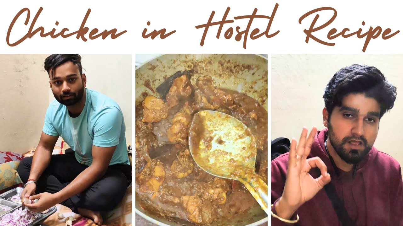 Chicken in Hostel | Chicken Recipe | Hostel Fun | Aryan Vlogs - YouTube