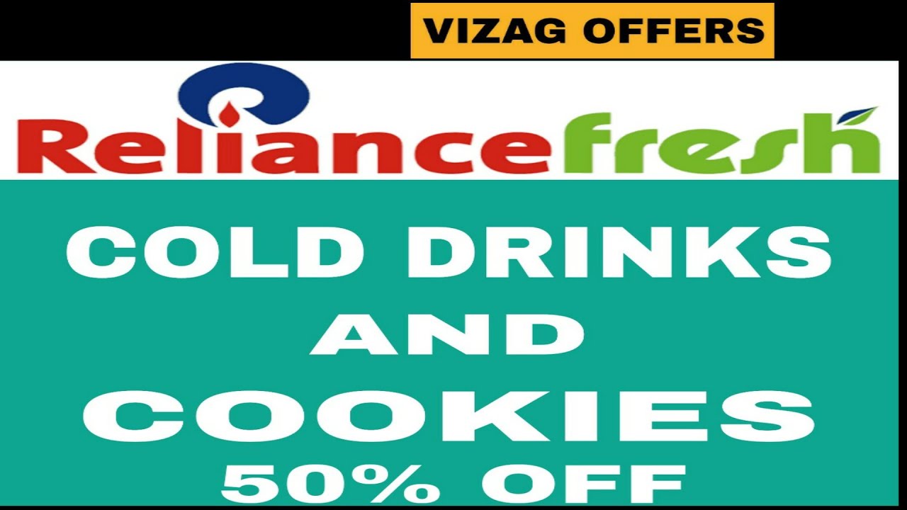 RELIANCE FRESH||50%OFF||COLD DRINKS & COOKIES||LATEST OFFERS||VIZAG ...