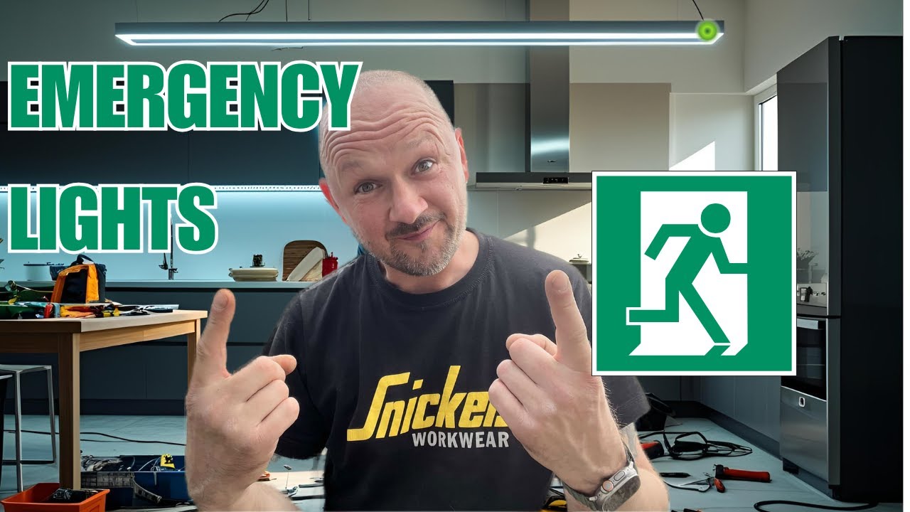Emergency Lighting Install – Full Breakdown On-Site ⚡🚨 - YouTube