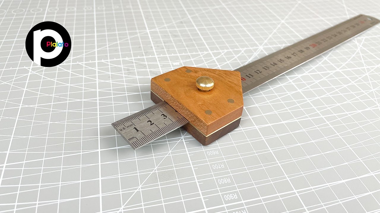 Steel ruler limit block production/woodworking/tool production - YouTube