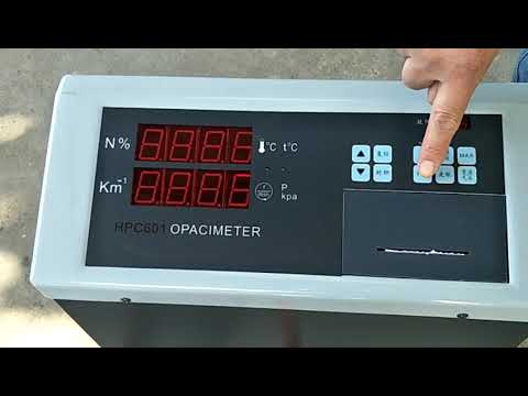 HPC601 Diesel Smoke Opacimeter - YouTube