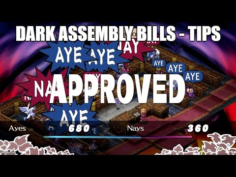 Disgaea RPG: Dark Assembly Bills - Tips - YouTube