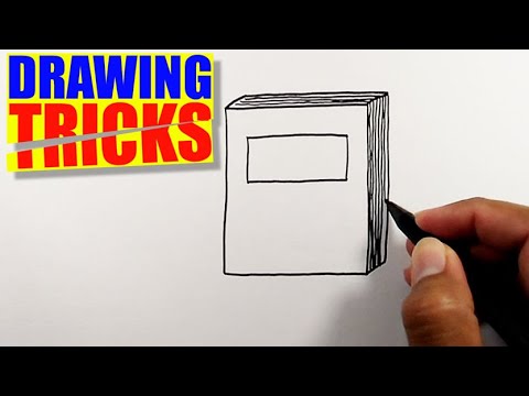 How to draw a closed book step by step easy | Easy Drawing Ideas - YouTube